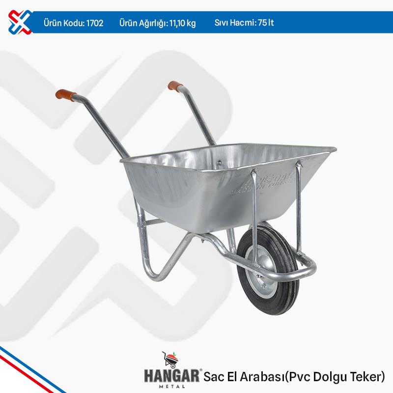 Hangar Sac El Arabası - Pvc Dolgu Teker | Hangar Metal - El Arabası ...